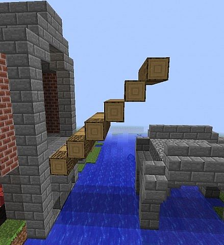Fully movable drawbridge (14w21b) Minecraft Map