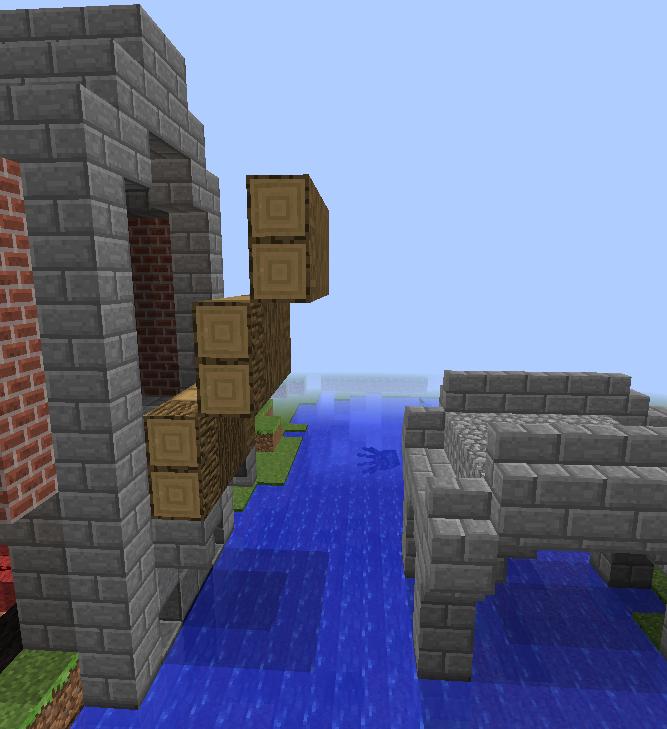 Fully movable drawbridge (14w21b) Minecraft Map
