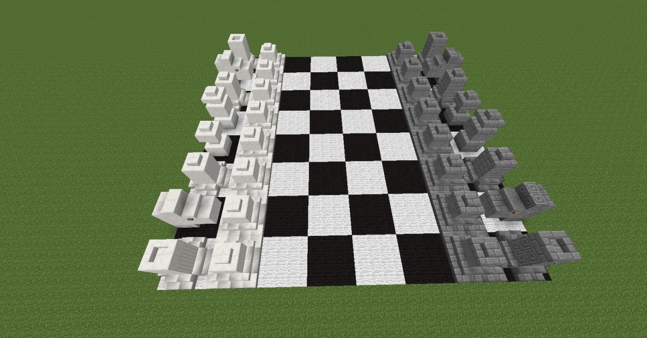 62x62x6 ChessBoard! - Watch The Schemagic! Minecraft Map