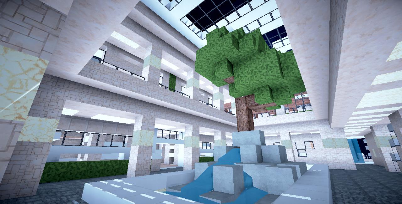 Journey Air I Modern Shopping Center with Marina Minecraft Map
