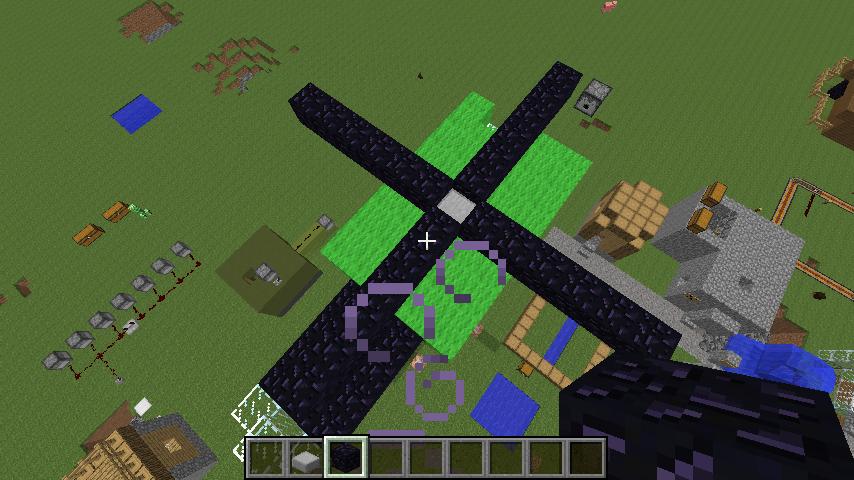 Basic Mini-Helicopter Minecraft Map