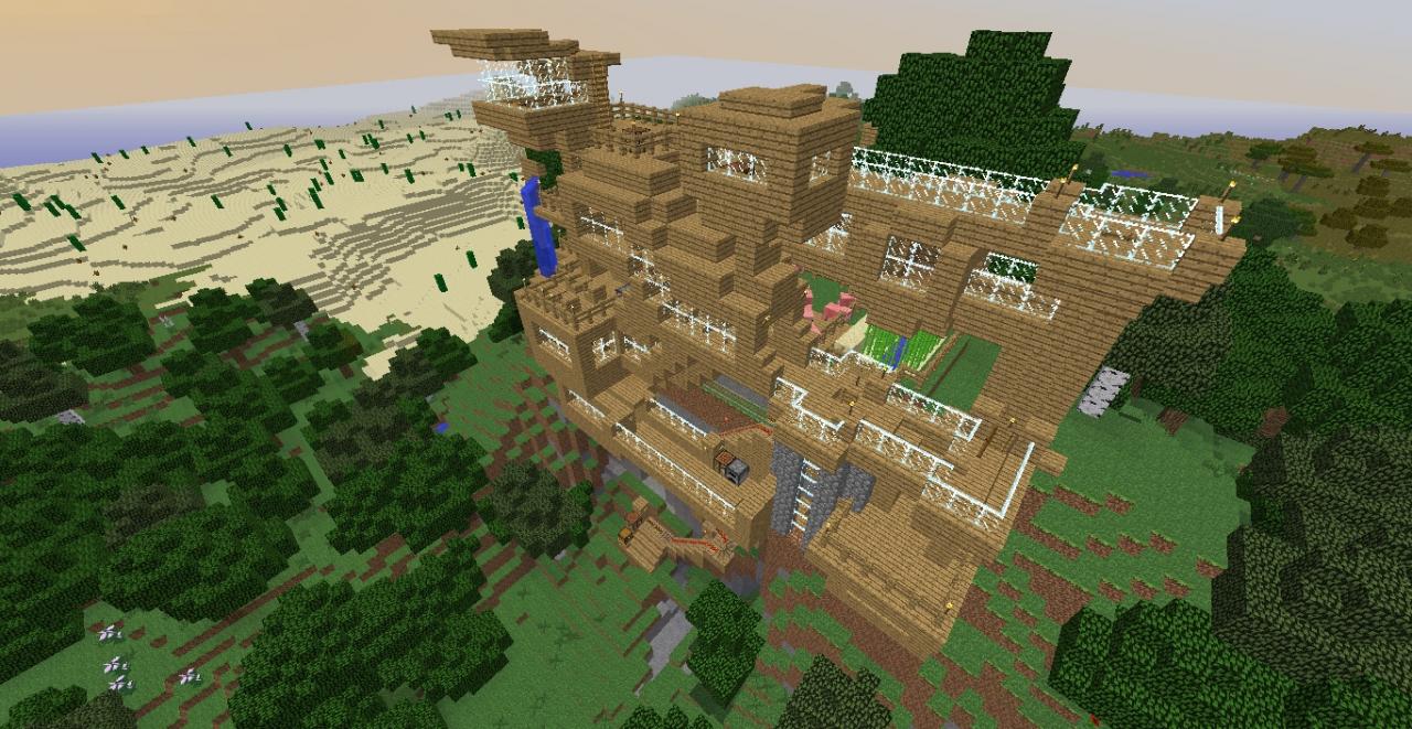 Cliff-Side Villa New Improved Version Minecraft Map