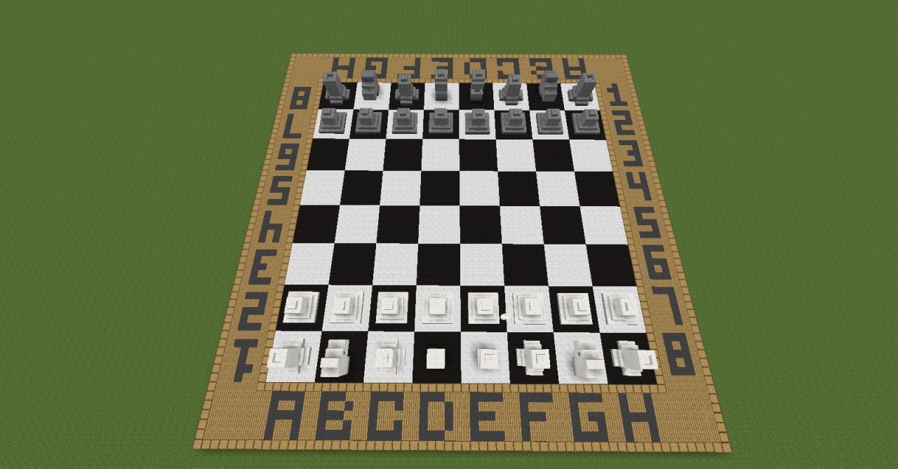 62x62x6 ChessBoard! - Watch The Schemagic! Minecraft Map
