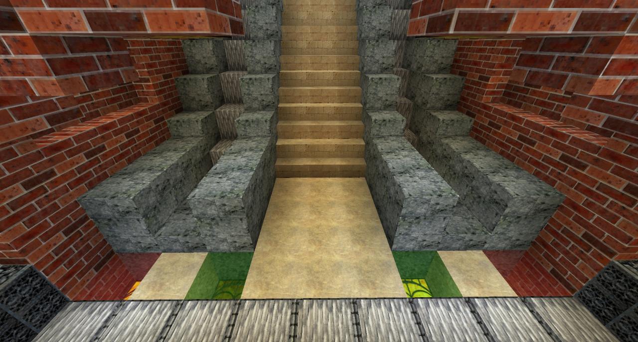 Stonebrick underground station Minecraft Map