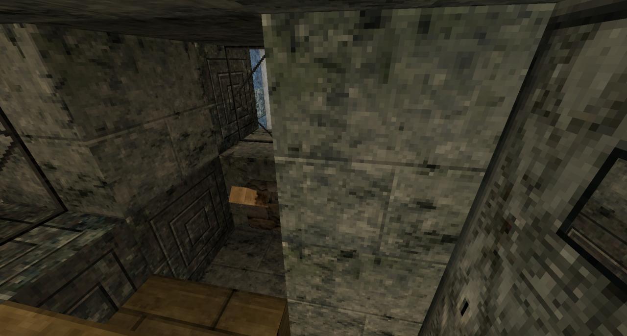 Stonebrick underground station Minecraft Map