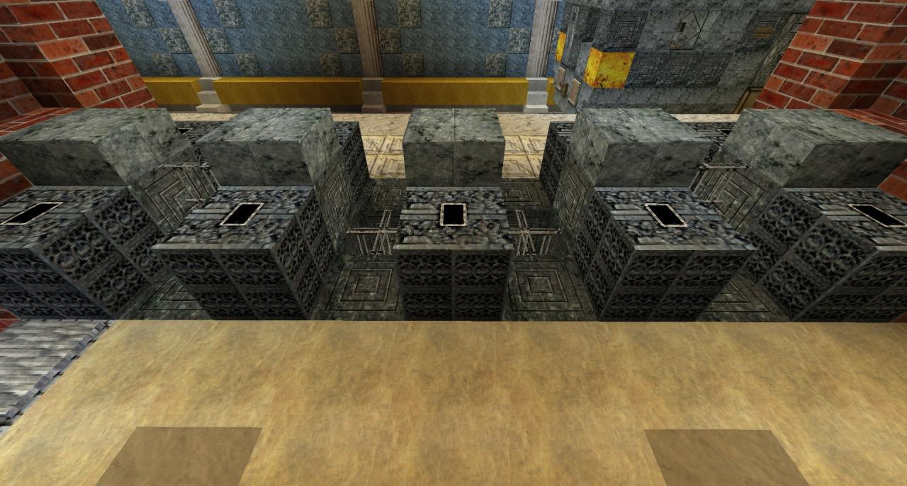 Stonebrick underground station Minecraft Map