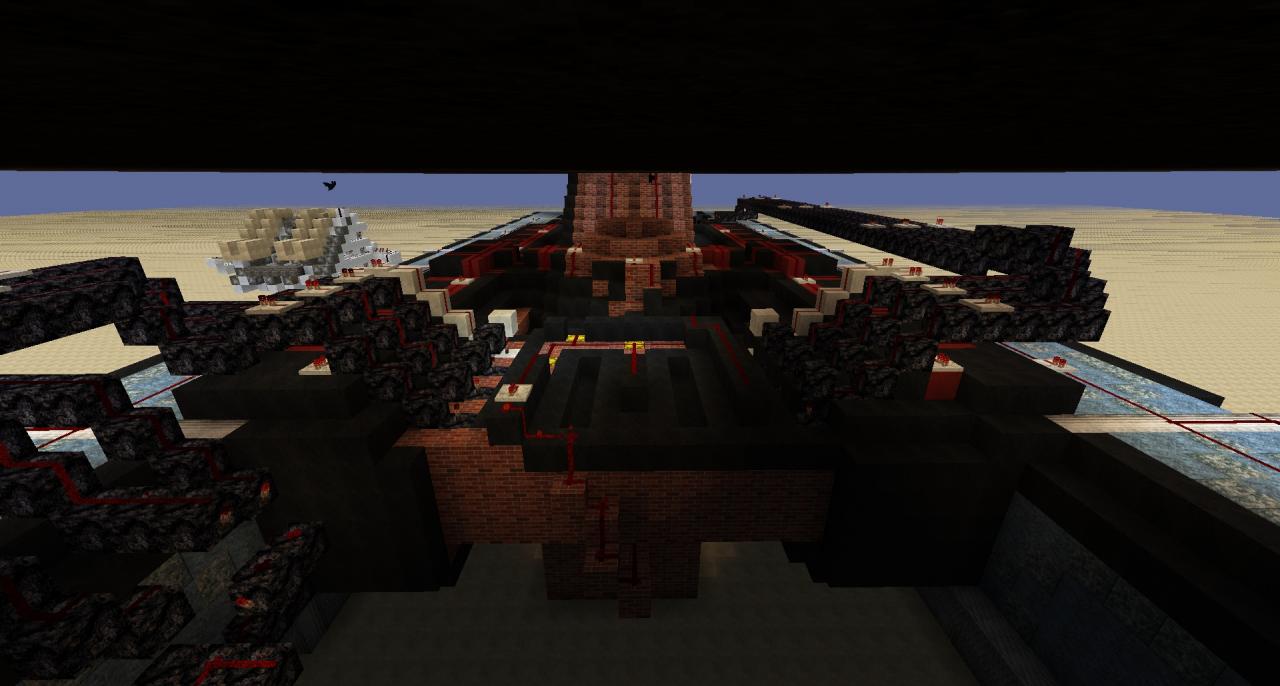 Stonebrick underground station Minecraft Map