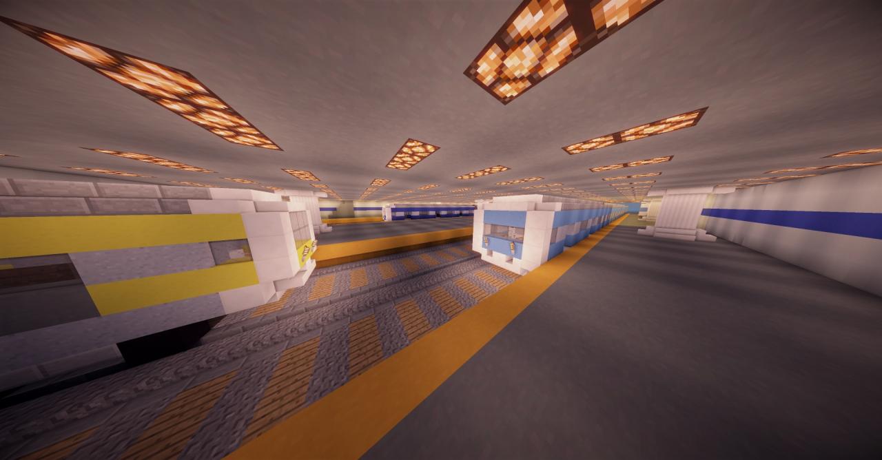 【Operation:Infinite Ocean】- Japanese Style Train Station! Minecraft Map