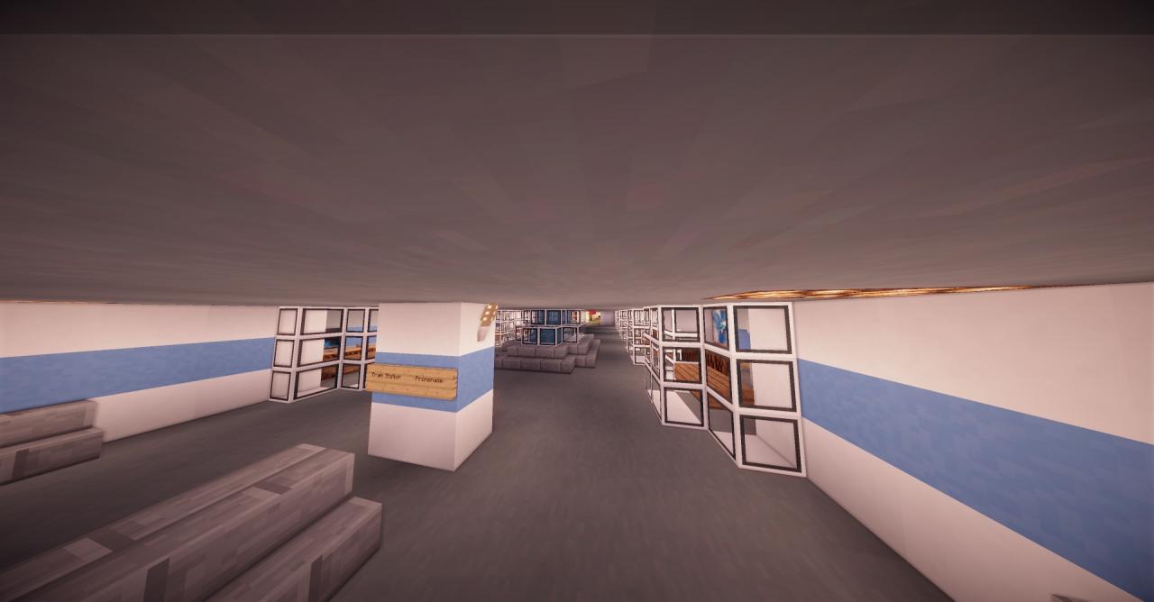 【Operation:Infinite Ocean】- Japanese Style Train Station! Minecraft Map