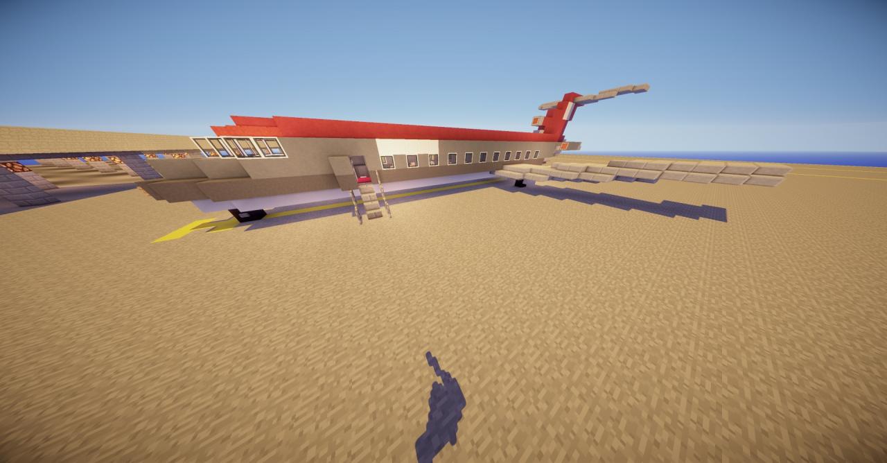 【Operation:Infinite Ocean】- Boeing 727 1:1 scale Minecraft Map