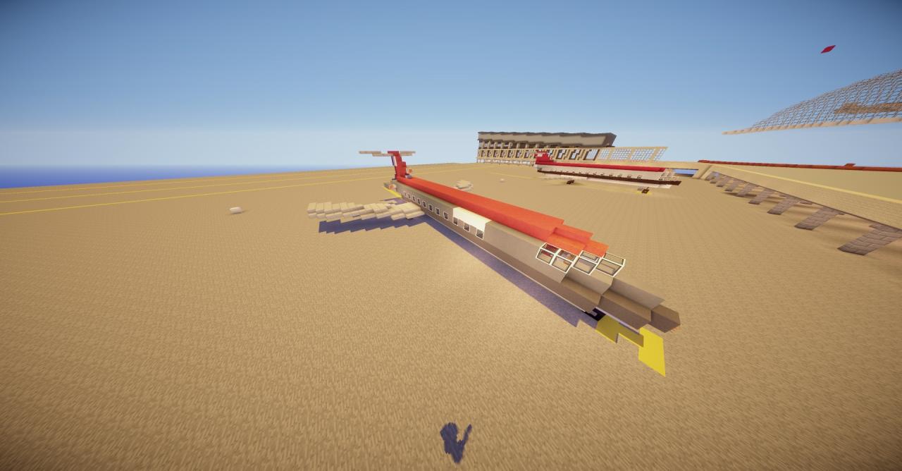 【Operation:Infinite Ocean】- Boeing 727 1:1 scale Minecraft Map