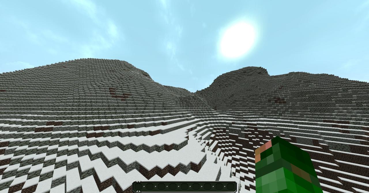 The creation of The Horizon Minecraft Map