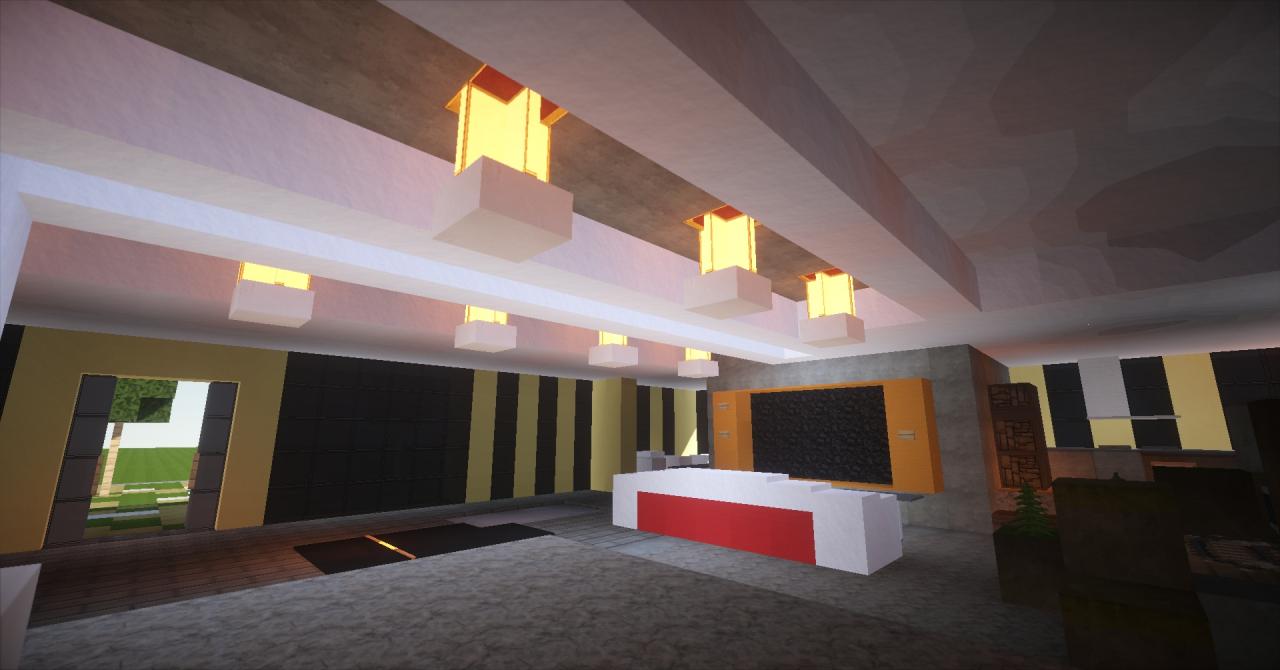 Scenerio - A Modern Hut. Minecraft Map