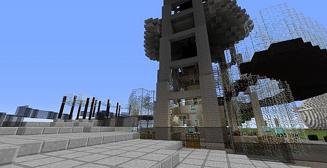 Seattle Space Needle Minecraft Map