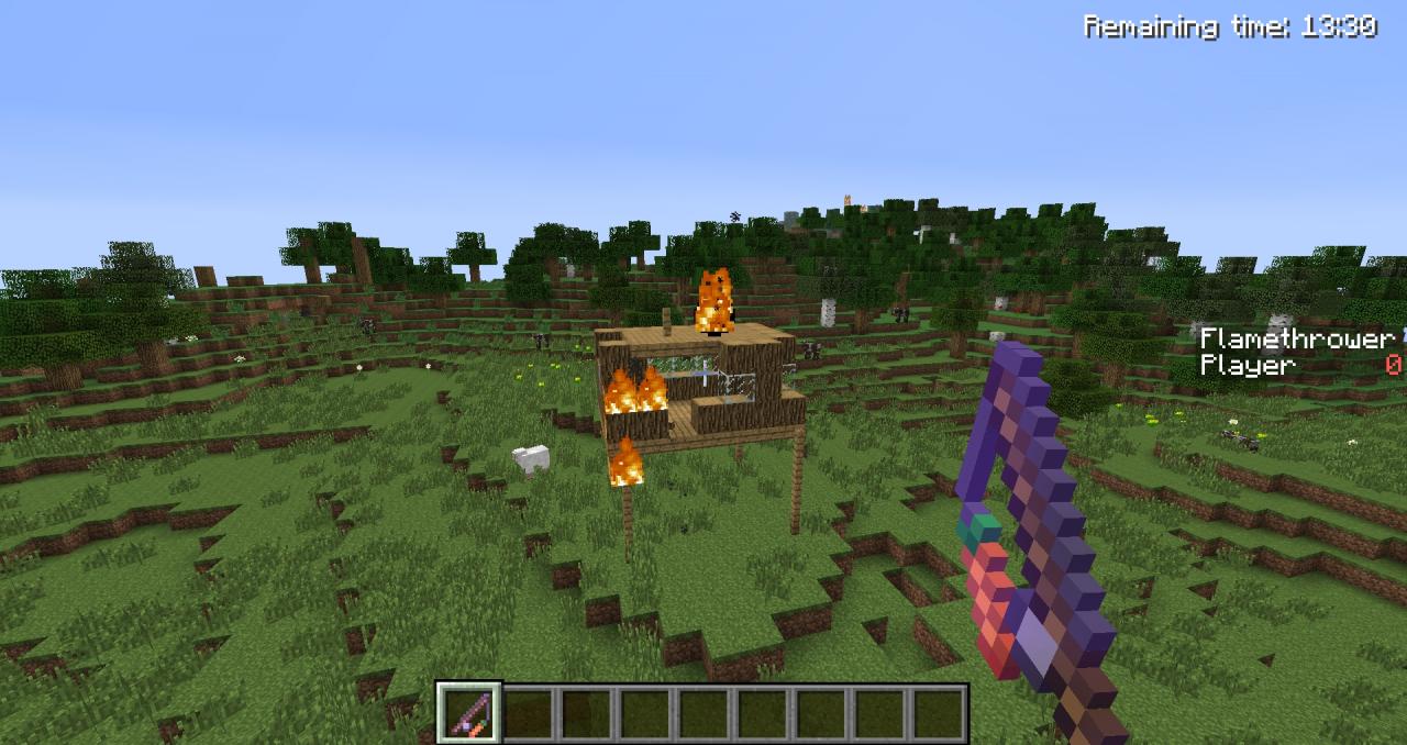Fireball Wands in vannila Minecraft Minecraft Map
