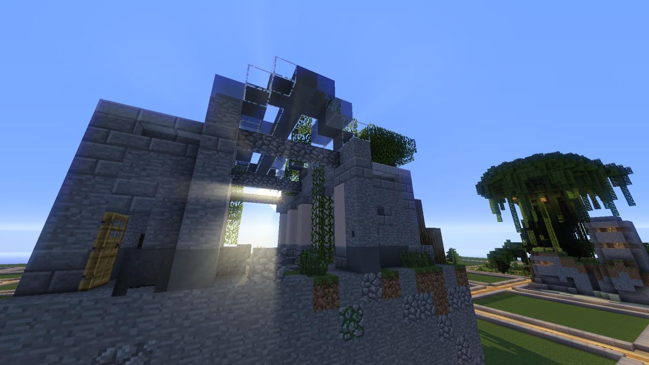 Post-apocalyptic subway station + WWII bunkers Minecraft Map