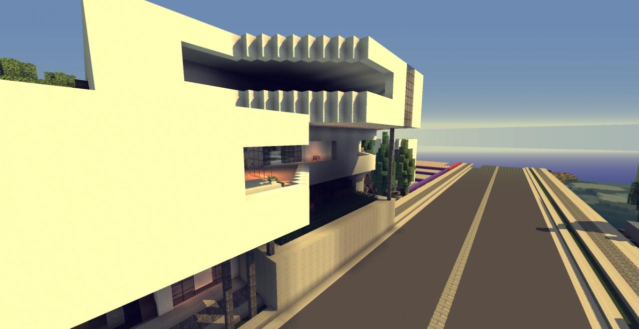 'Slant' | Concept Modern Mansion *W.I.P* Minecraft Map