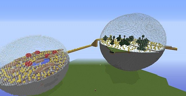 Biome Ball Lucky Block PvP Minecraft Map