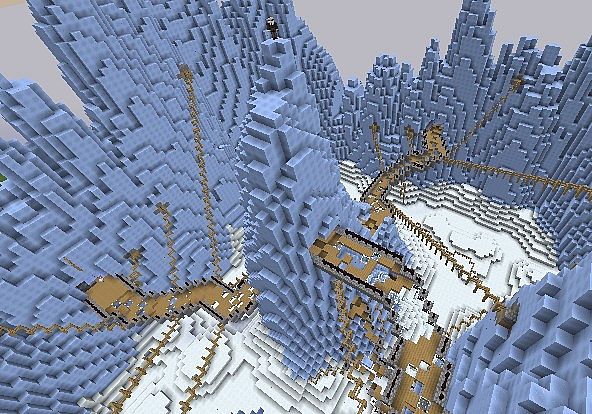 Glacier PVP Minecraft Map