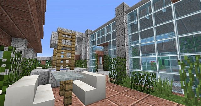 A Hotel in Minecraft - with Spa Minecraft Map
