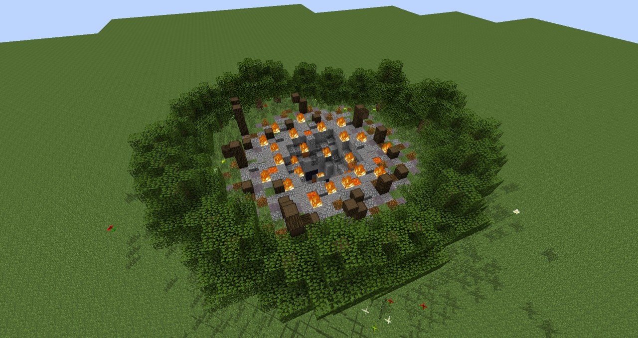 Hellish Cave Entrance Minecraft Map