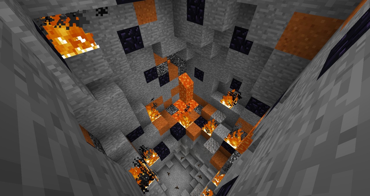 Hellish Cave Entrance Minecraft Map