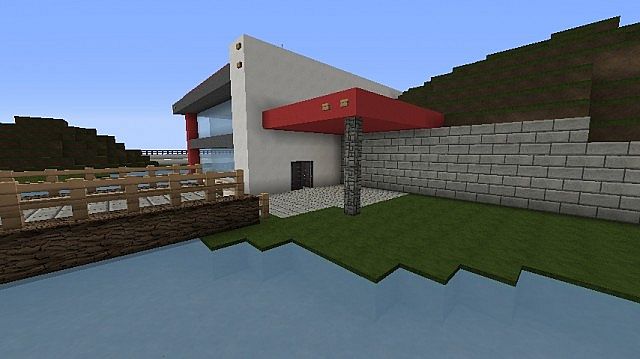 ||Riverside|| ~Modern House Minecraft Map