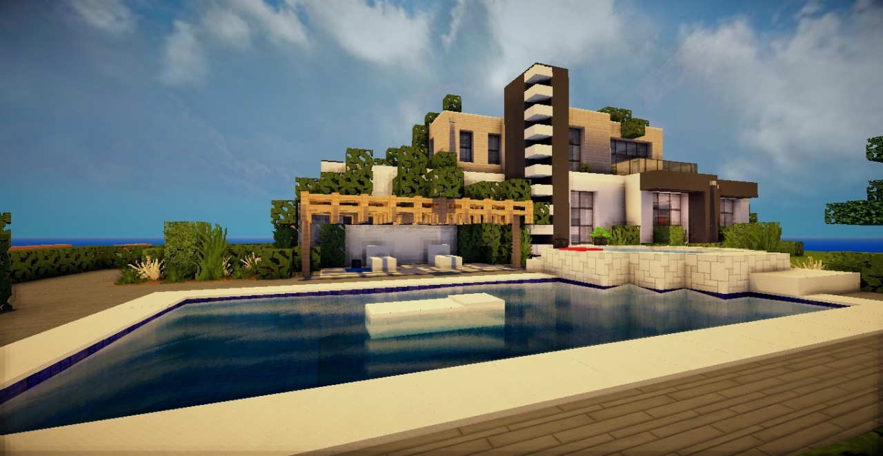Modern House TCS Minecraft Map