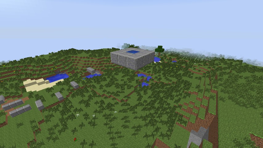 Flying Machine 1.8 Minecraft Map