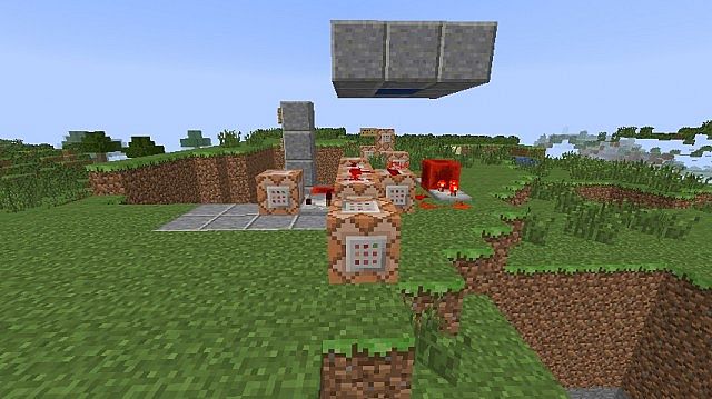 Flying Machine 1.8 Minecraft Map