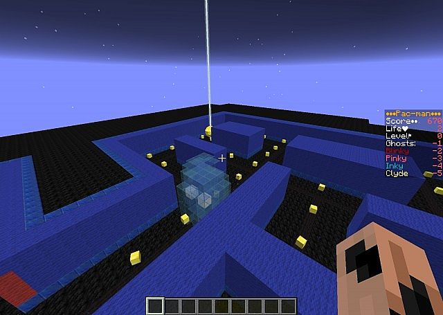 1.8 Pac-Man minigame Minecraft Map