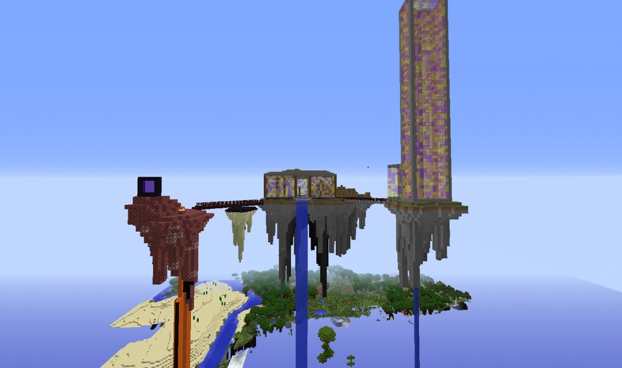 Faction Sky Spawn Minecraft Map