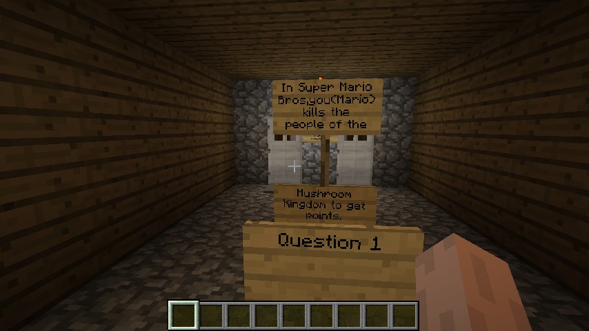 Video Games Quiz Minecraft Map