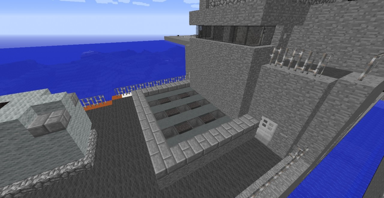 P1, a Patrol Vessel w/ heli Minecraft Map