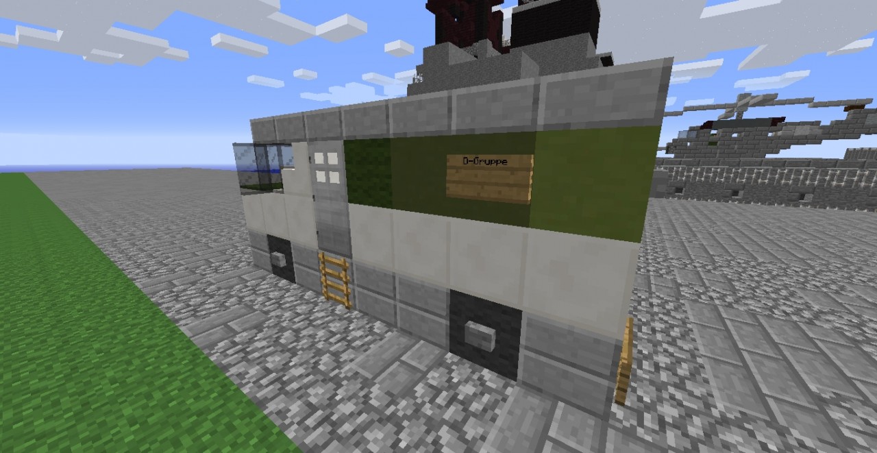 P1, a Patrol Vessel w/ heli Minecraft Map