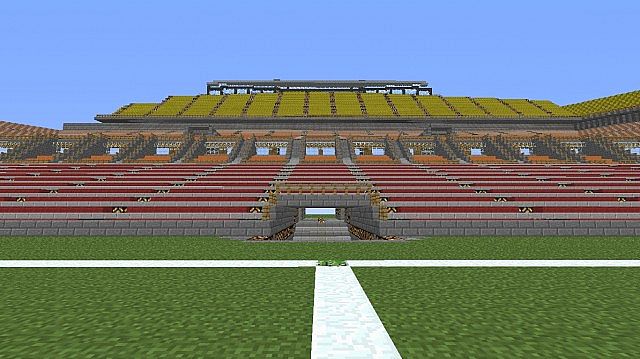 Gigantic rugby stadium Minecraft Map