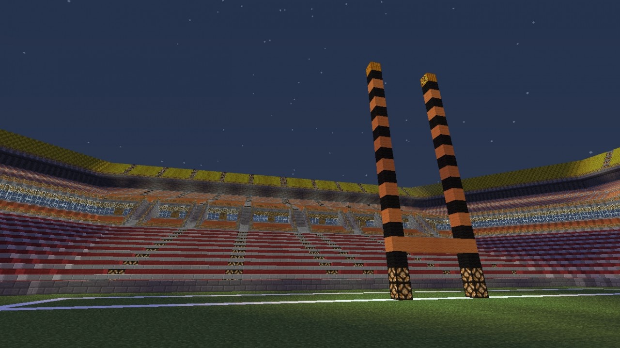 Gigantic rugby stadium Minecraft Map