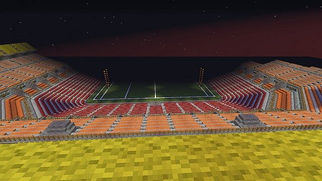 Gigantic rugby stadium Minecraft Map