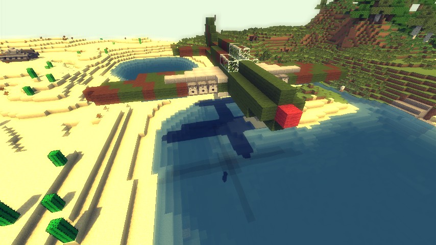 P-40 Warhawk Minecraft Map