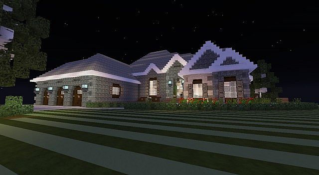 Traditional Mansion: My IRL House Minecraft Map