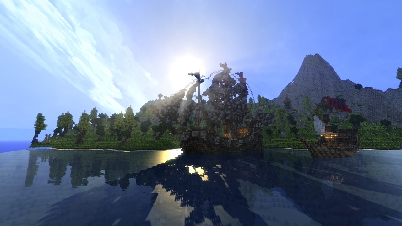 Araten island - Custom Terrain and Village Minecraft Map