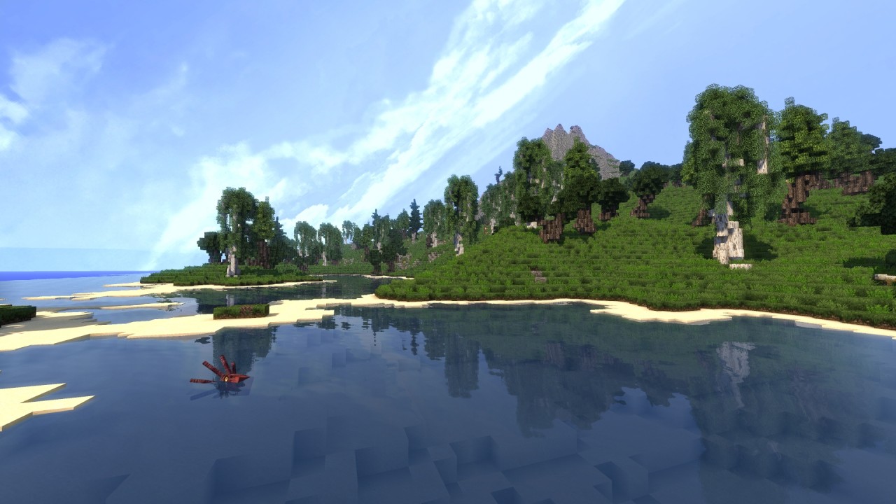 Araten island - Custom Terrain and Village Minecraft Map