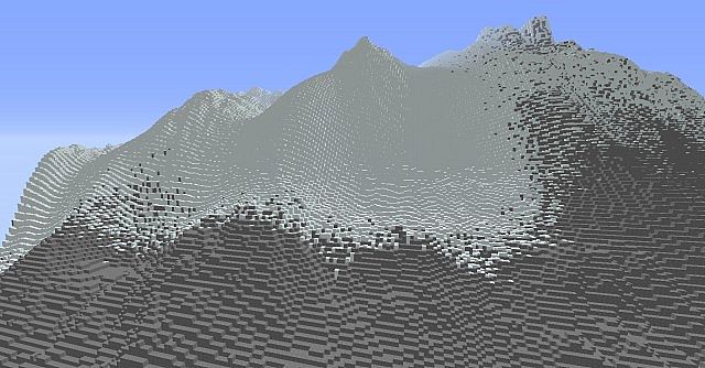 Mountain Range Minecraft Map