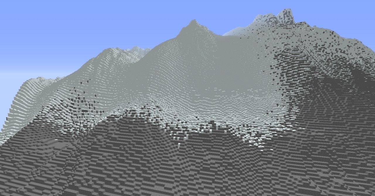 Mountain Range Minecraft Map