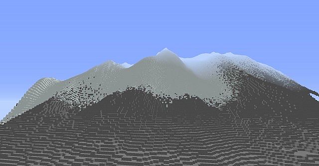 Mountain Range Minecraft Map