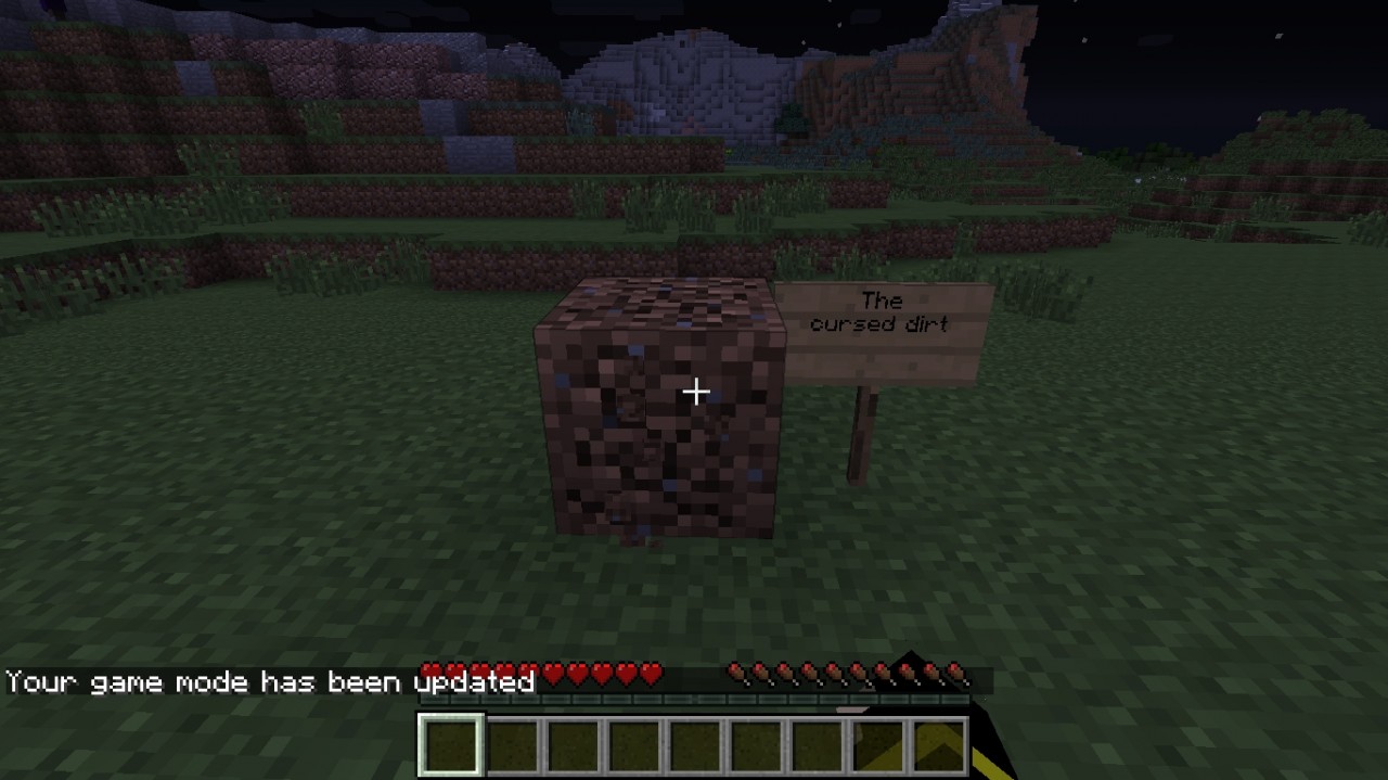 The Cursed Dirt! 1.7+ Minecraft Map