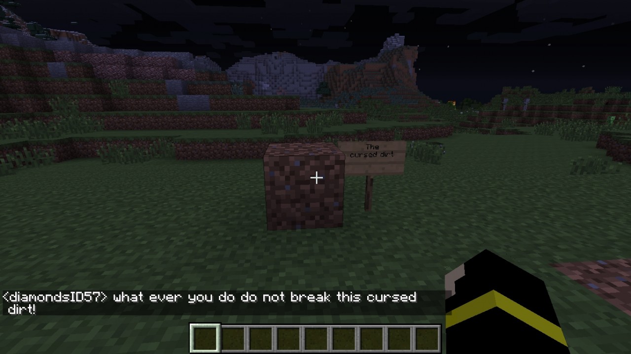 The Cursed Dirt! 1.7+ Minecraft Map