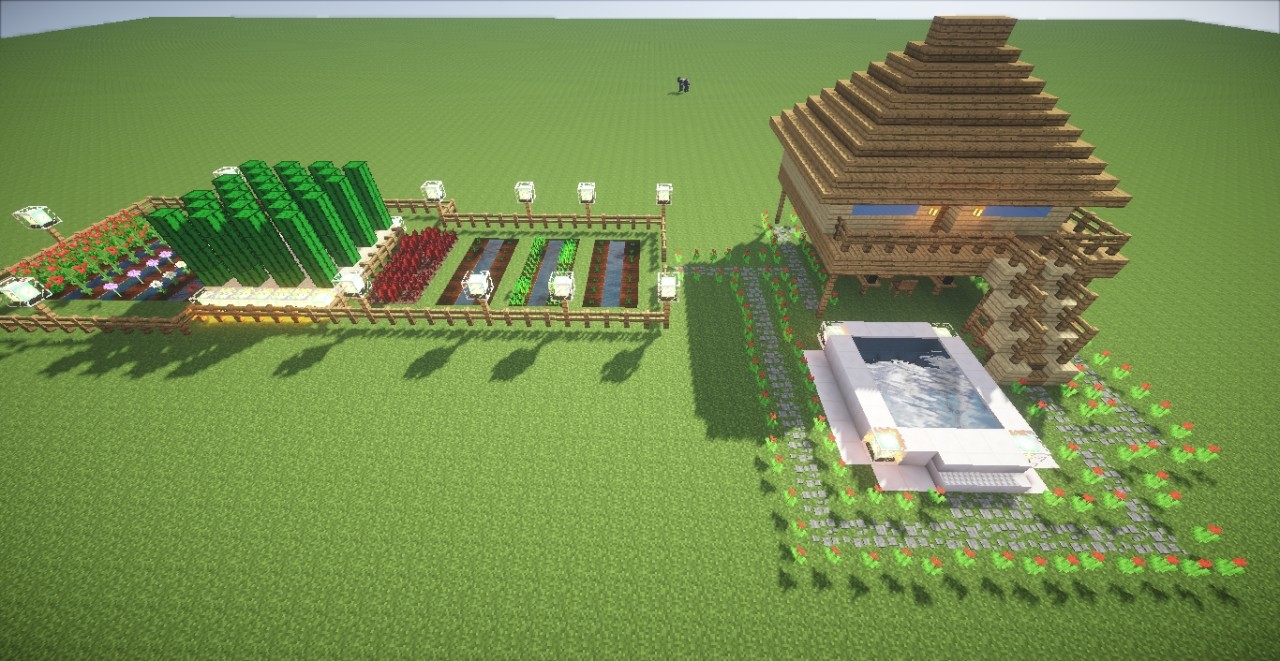 Hut With Garden Minecraft Map