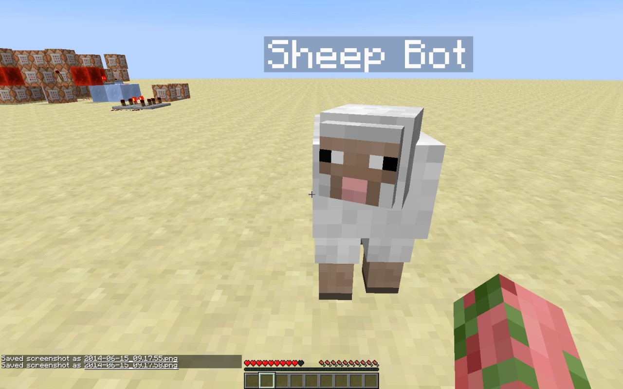 PVP Bot, Fight Evil Sheep! Minecraft Map