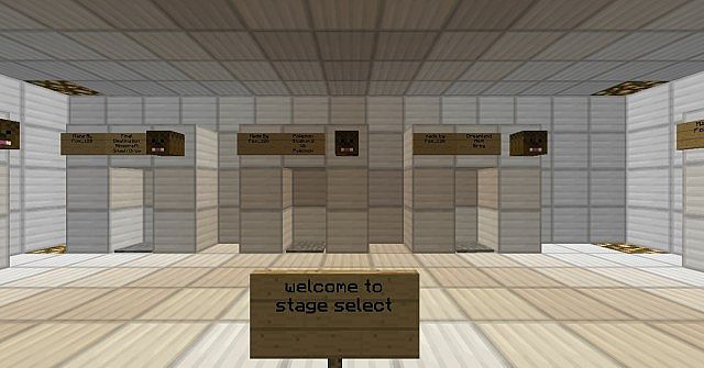 Super Smash Bros Minecraft Map